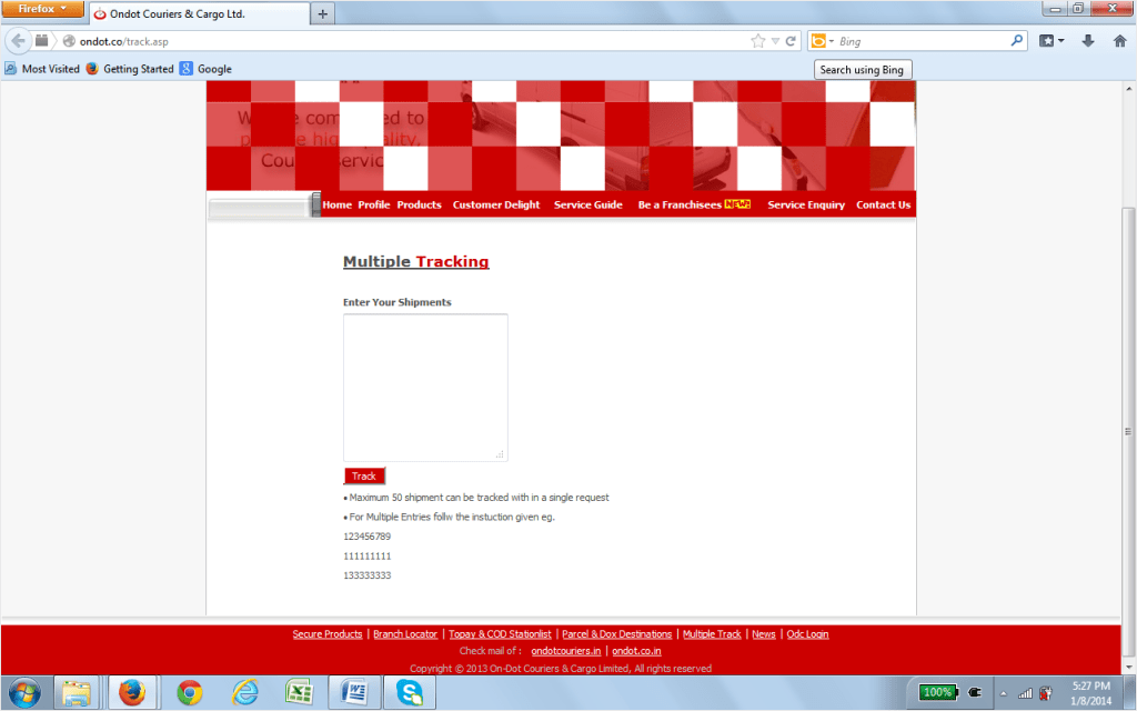 Swift Courier Tracking India, Tracking Number – Steps explained ...