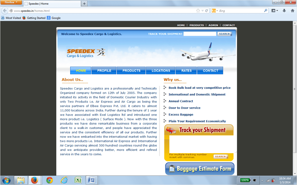 Speedex Courier Tracking India, Online Tracking Steps | Courier ...