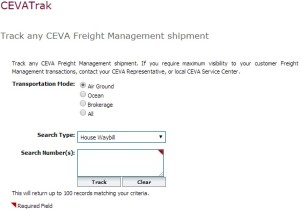 Ceva Logistics Tracking | Courier Locations.in